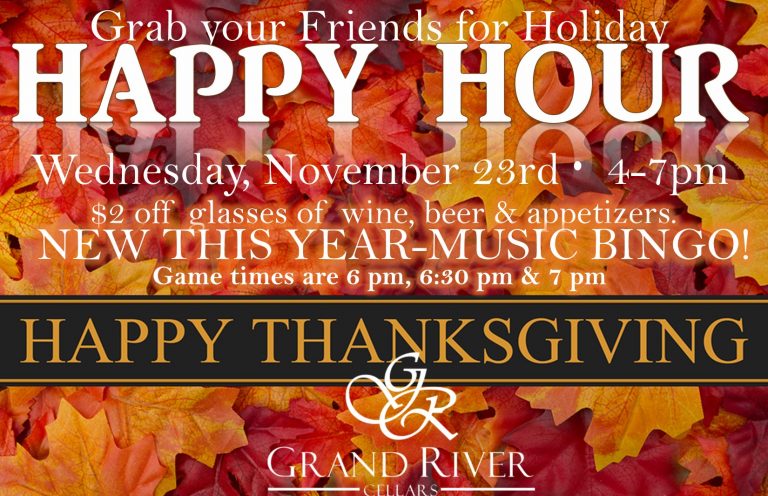 Holiday Happy Hour Grand River Cellars Winery Restaurant holiday-happy-hour-grand-river-cellars-winery-restaurant